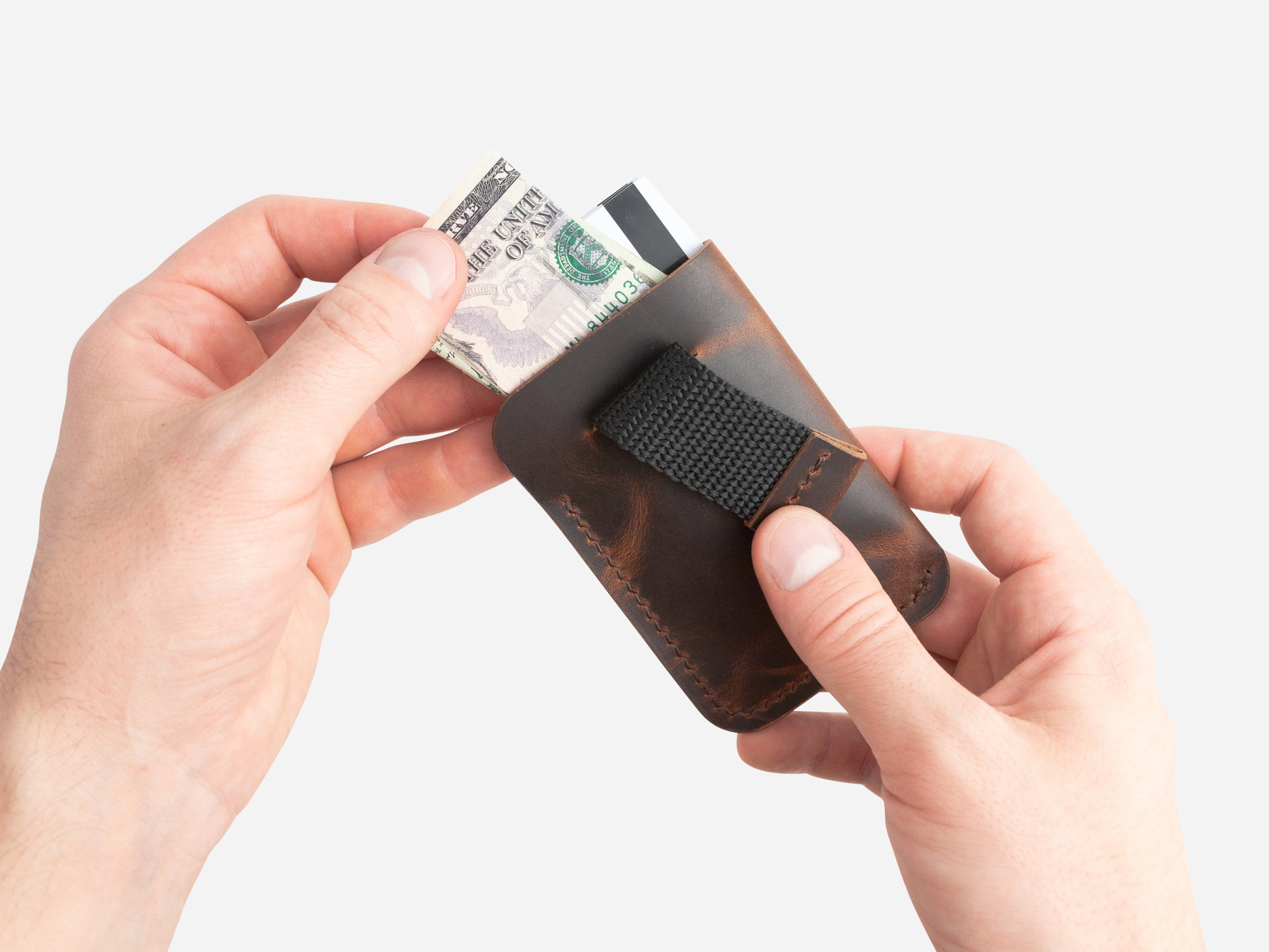 The Anderson Wallet - Autumn Harvest – Cave Leather Co