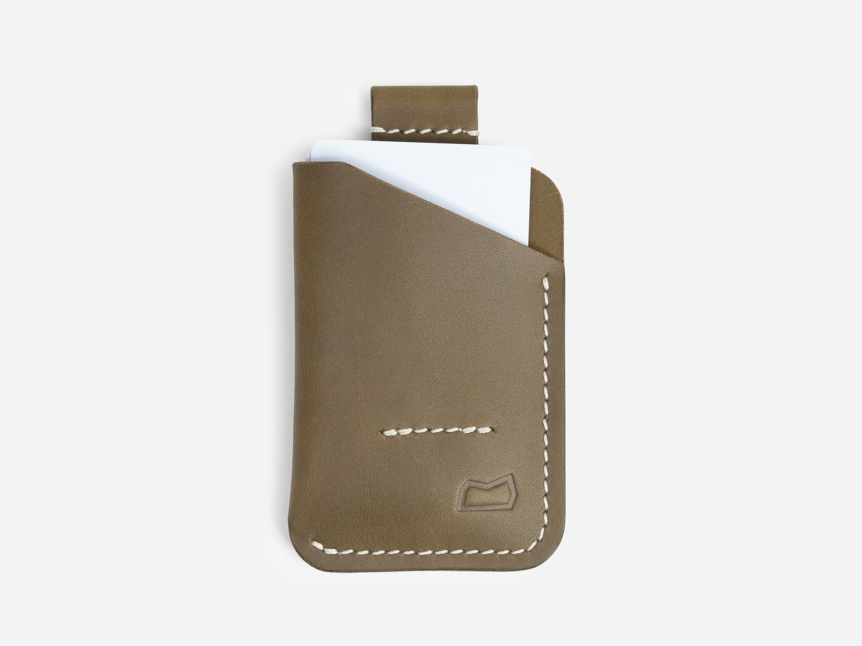 The Anderson Wallet - Olive Bridle Wickett and Craig – Cave Leather Co