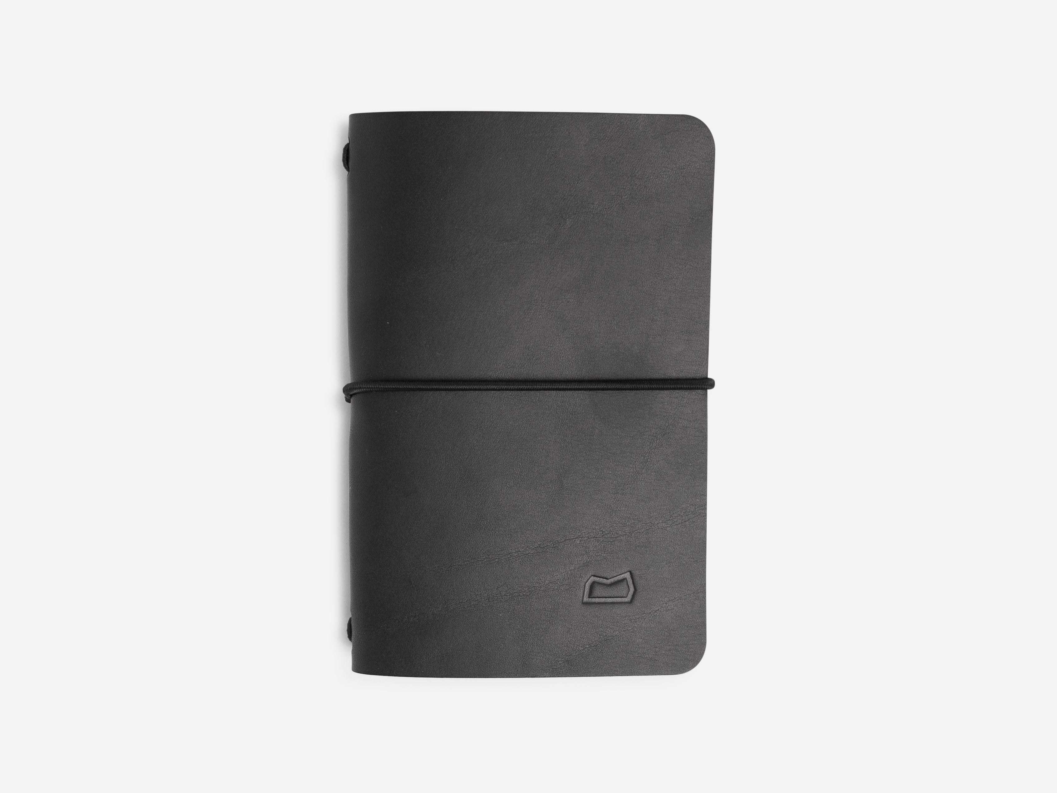 Leather Notebook Cover in Black Harness – Cave Leather Co