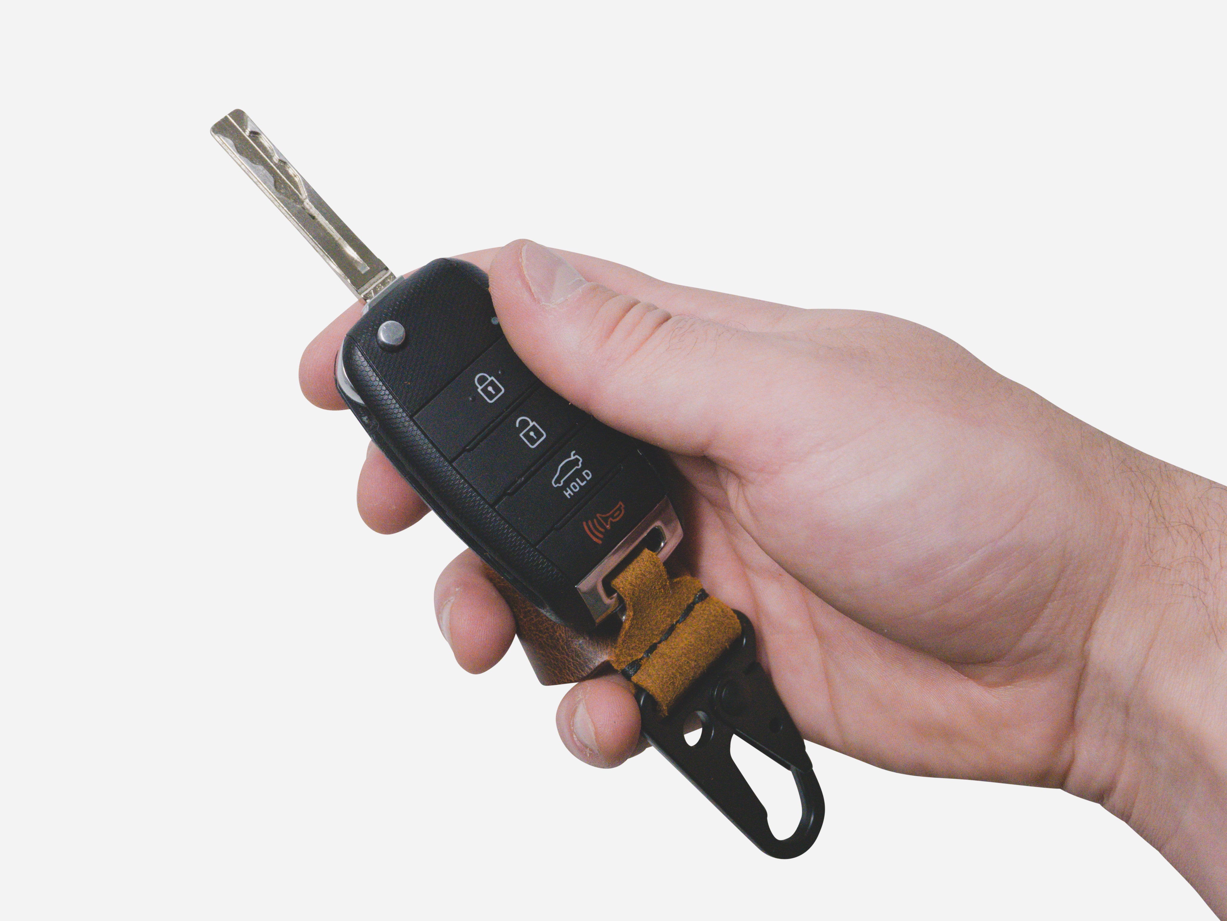 The Ultimate Keychain Holder in Autumn Harvest Leather - Cave Leather ...