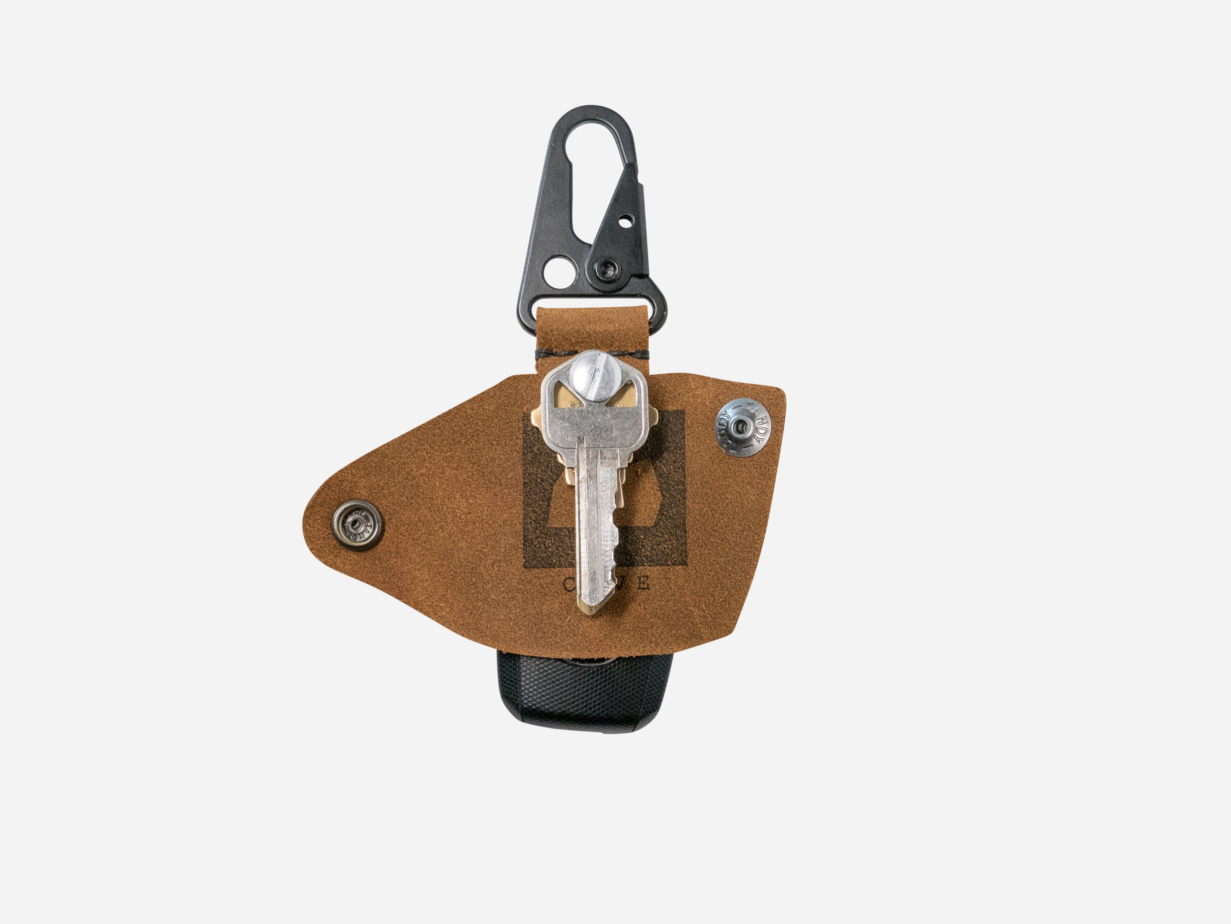The Ultimate Keychain Holder in Autumn Harvest Leather - Cave Leather ...