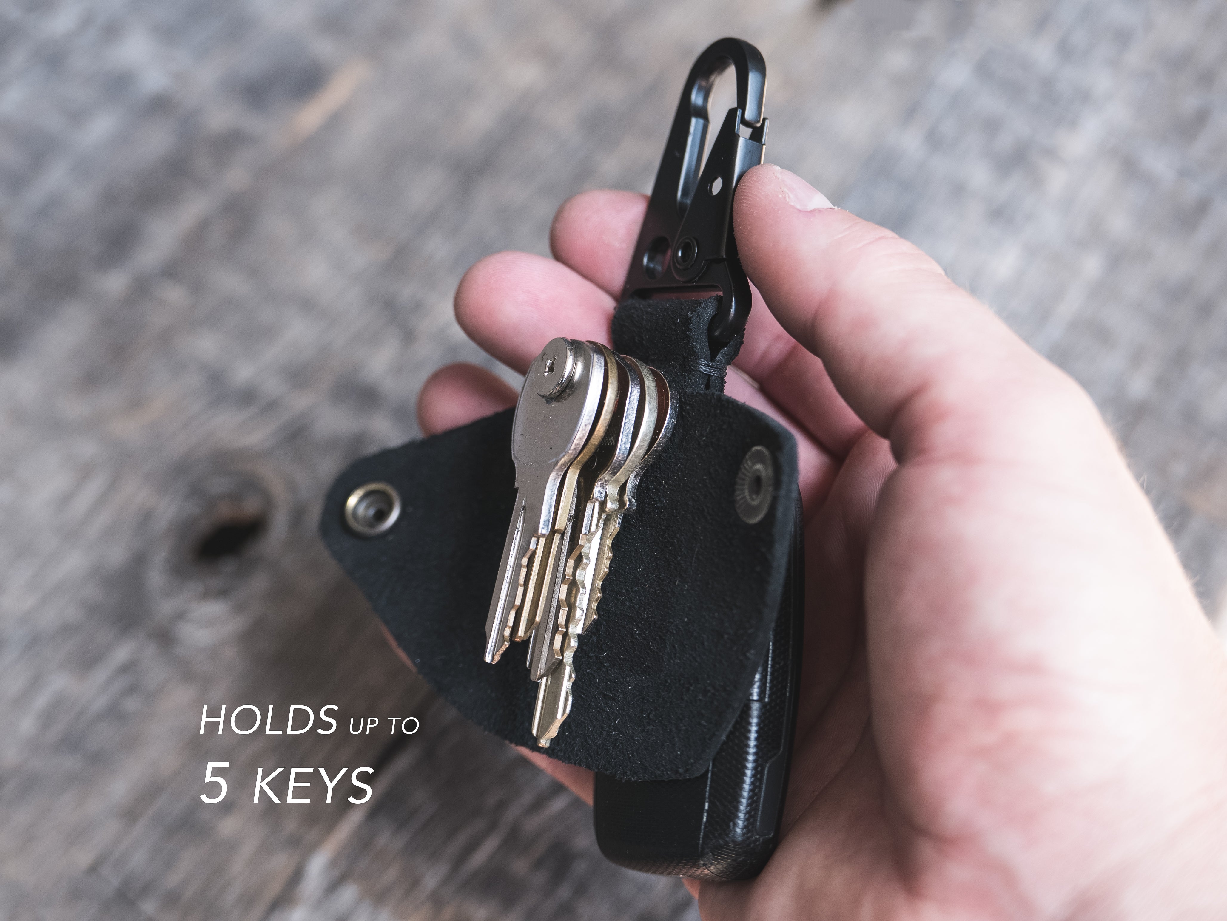 The Ultimate Keychain Holder in Autumn Harvest Leather - Cave Leather ...