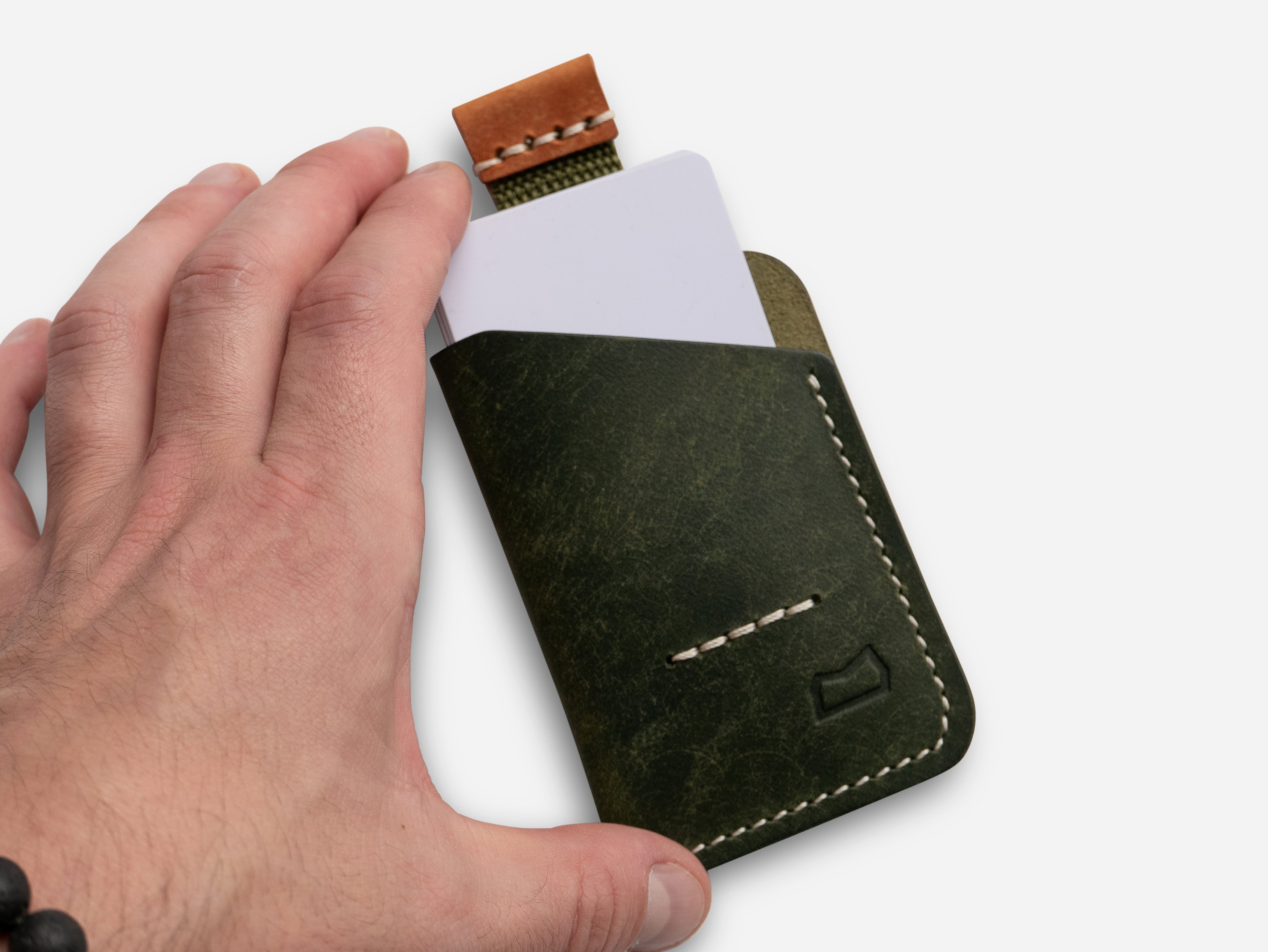 Limited Edition Anderson Wallet - Pine MPG Graffiti – Cave Leather Co