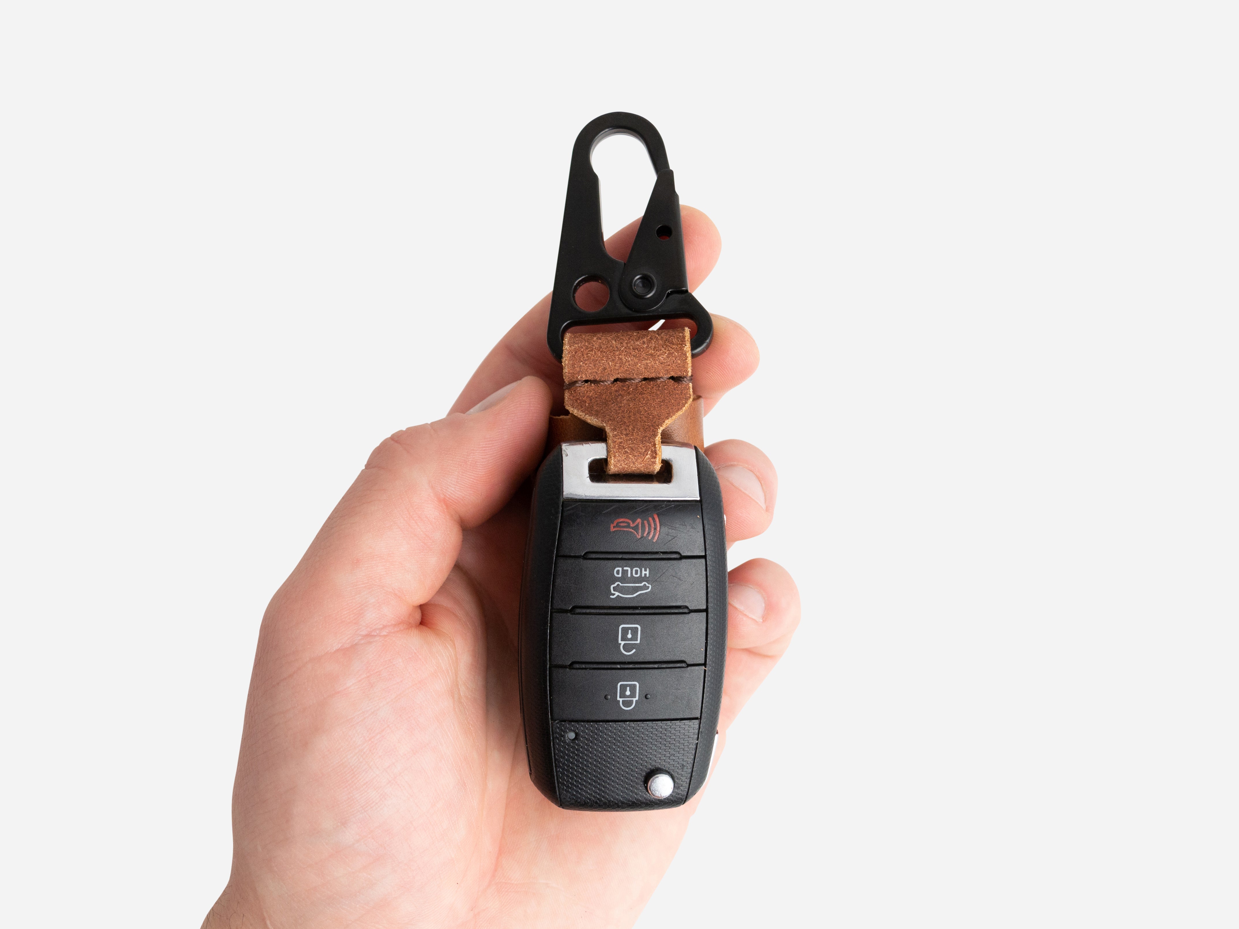 The Ultimate Keychain in Buck Brown – Cave Leather Co