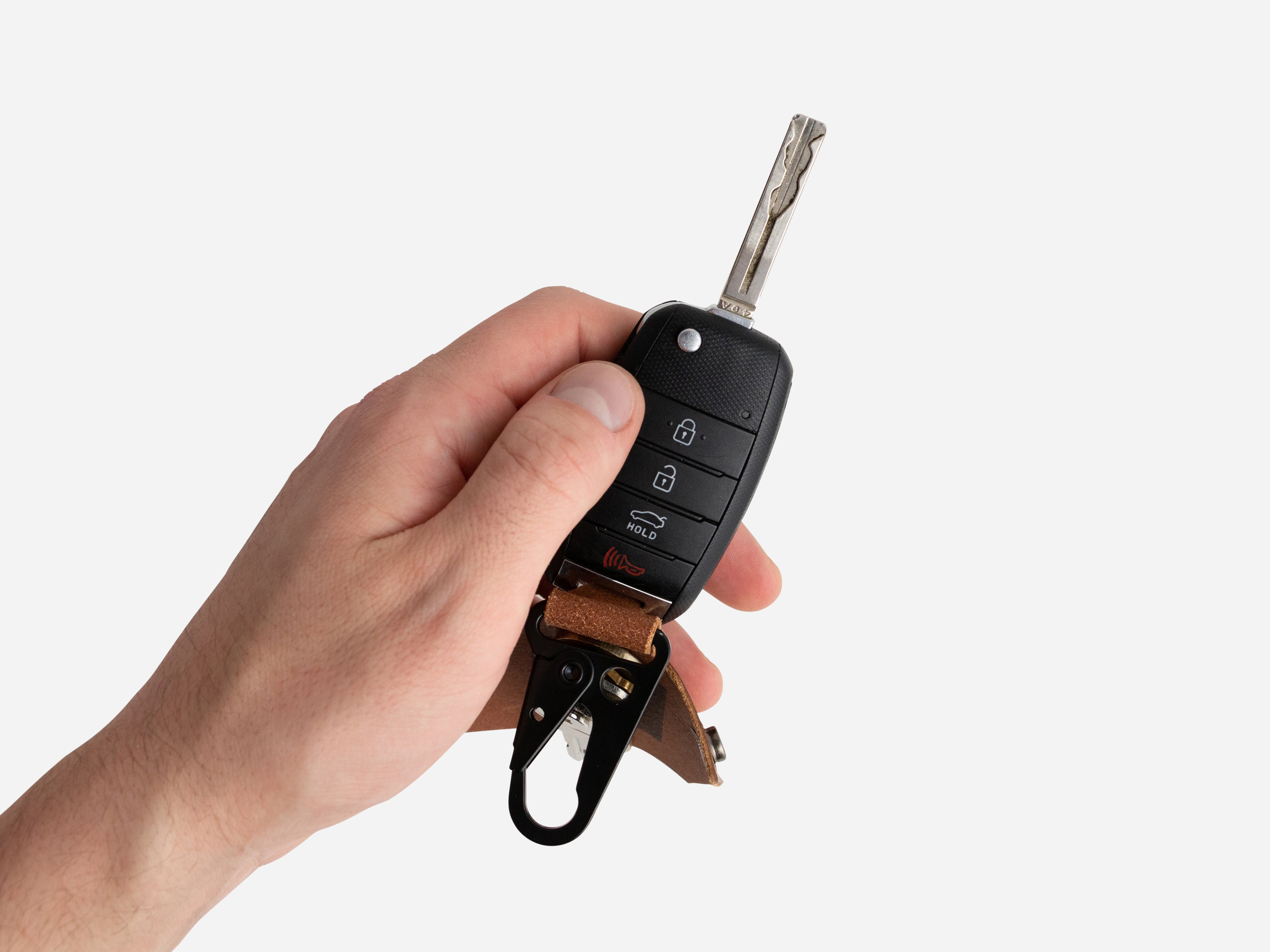 The Ultimate Keychain in Buck Brown – Cave Leather Co